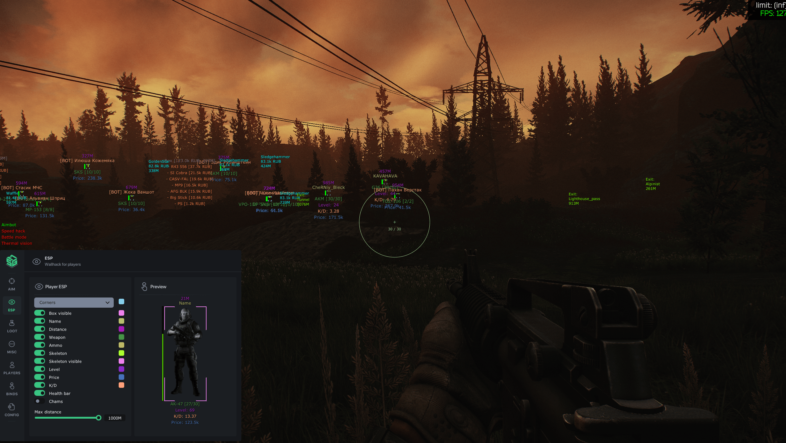 EFT Cheats for Sale | Best Escape from Tarkov Hacks - Buyhack